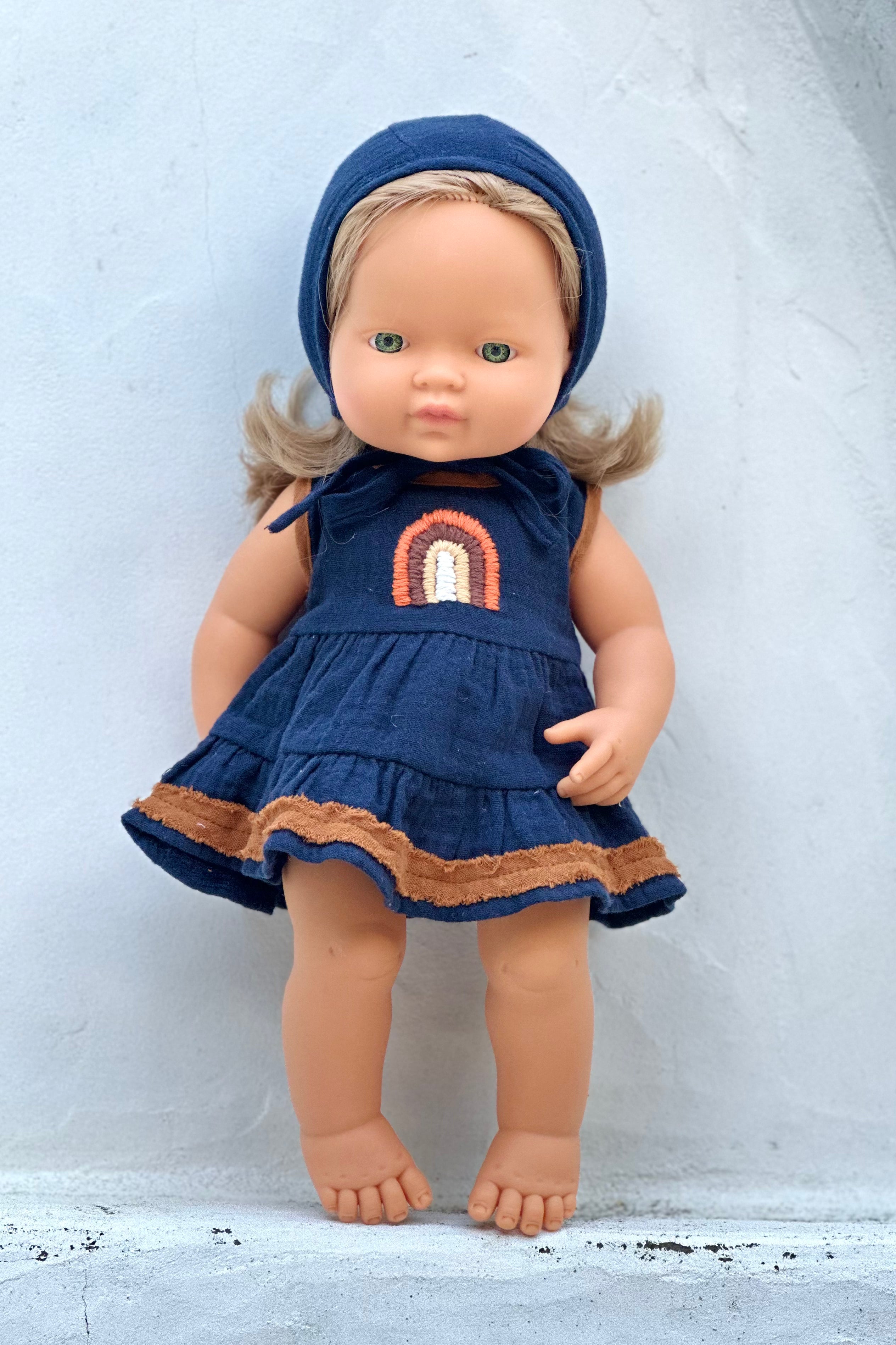 Miniland Doll Clothes | Francesca Dress & Bonnet 38cm – MY ISLAND ...